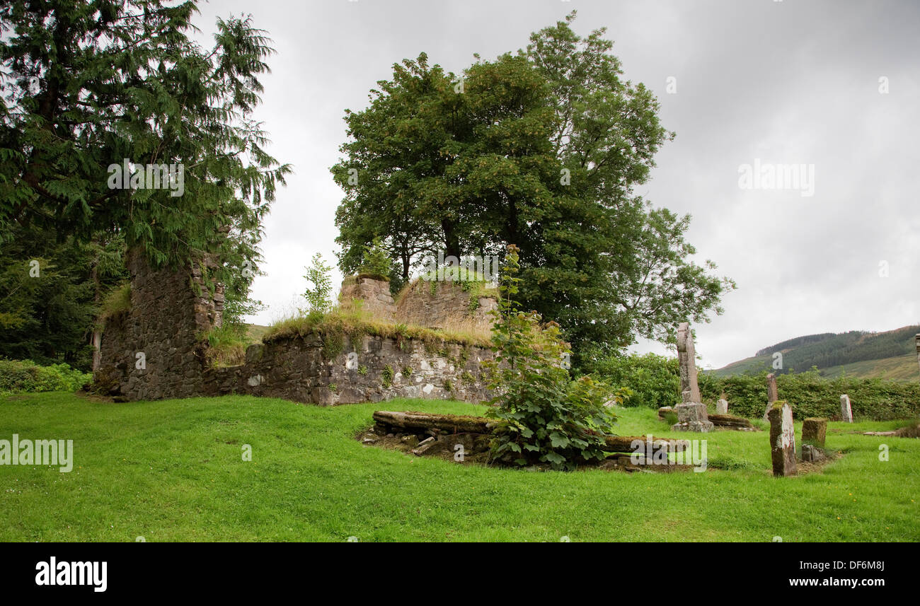 Abbey at Saddell Stock Photo - Alamy