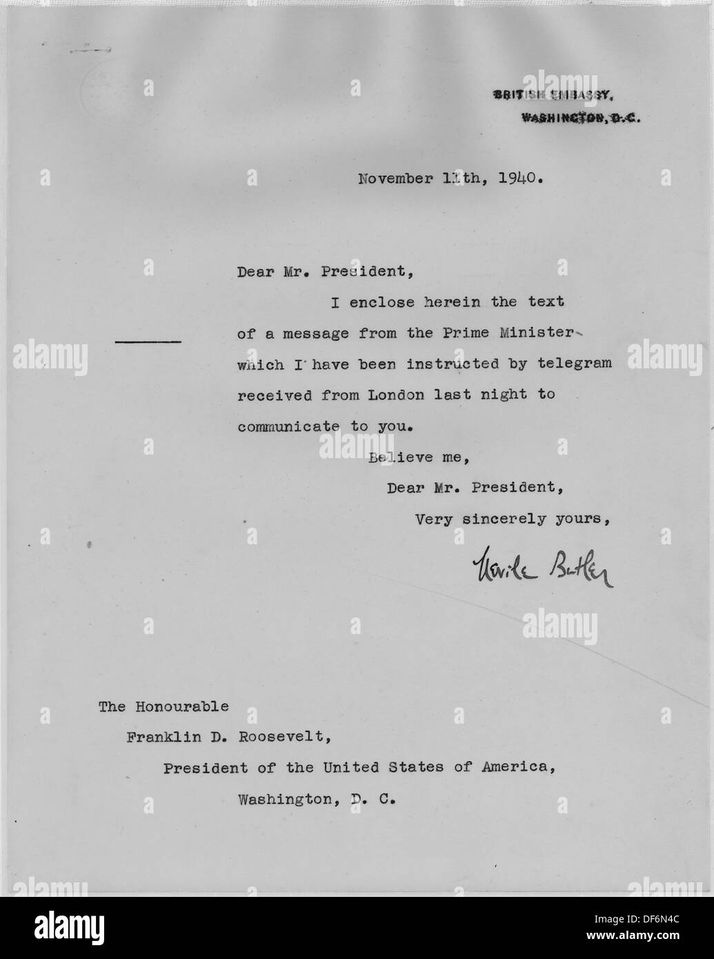 Historical letter correspondence from Black and White Stock Photos ...