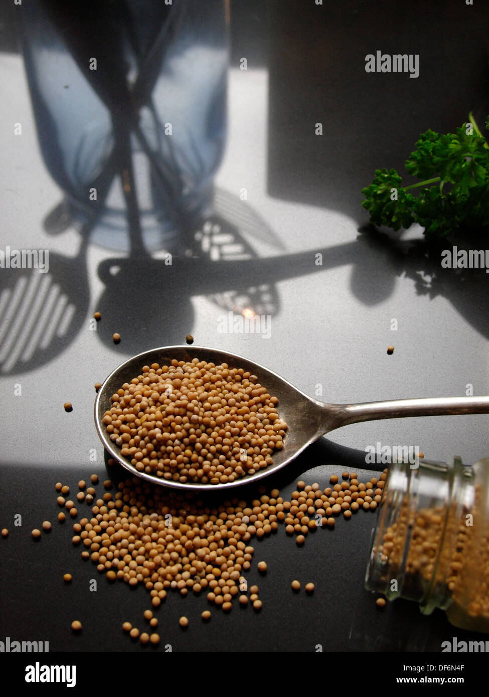 Spoon with seeds hi-res stock photography and images - Alamy
