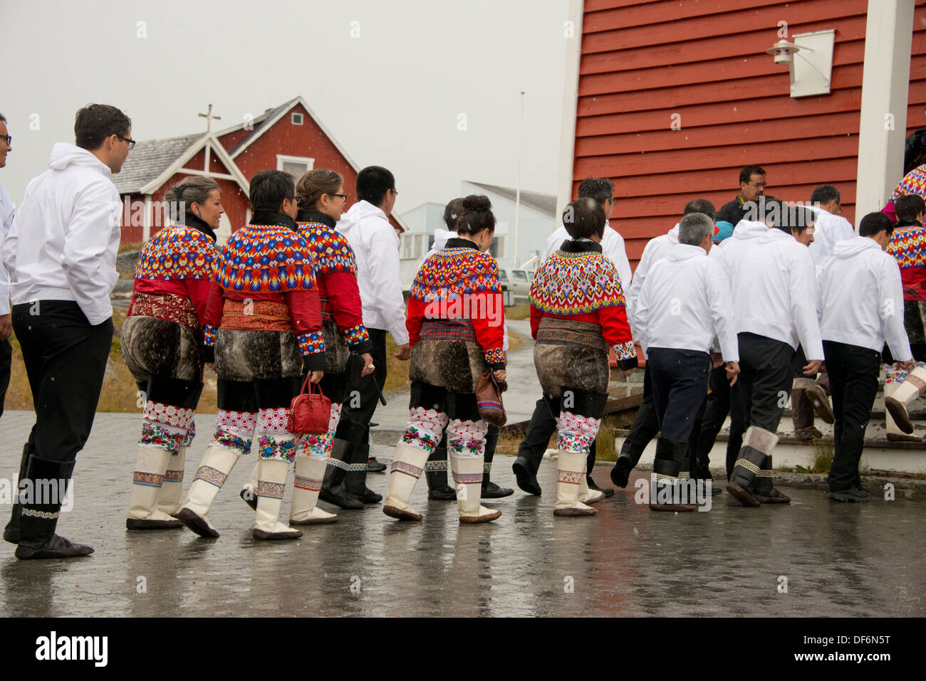 Greenland, capital city of Nuuk (Danish - Godthab). Greenlandic ...