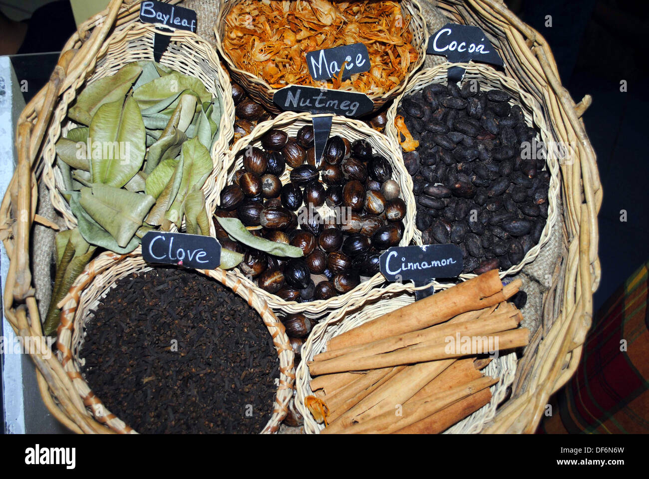 Grenada spices hi-res stock photography and images - Alamy