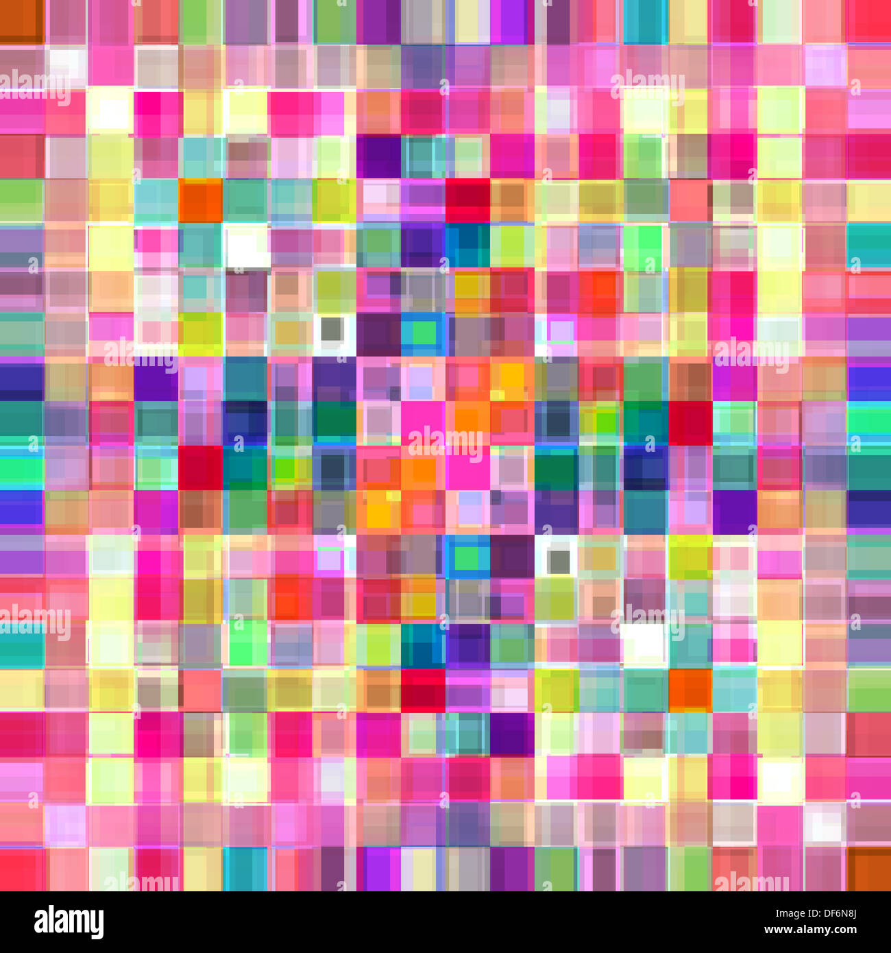 Multicoloured small blocks abstract background illustration Stock Photo ...
