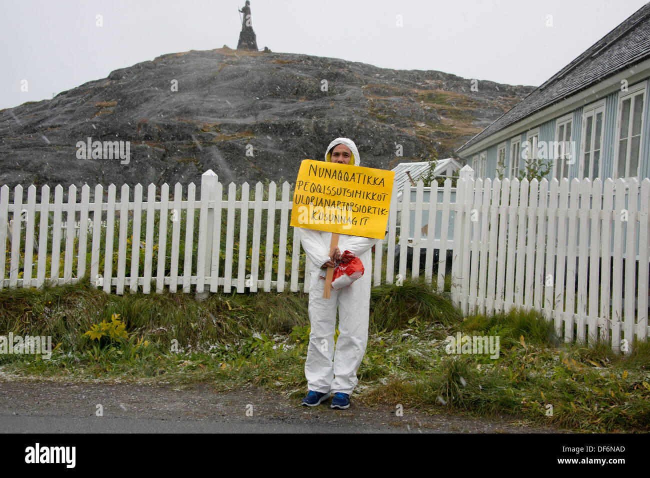 Greenland, capital city of Nuuk (Danish - Godthab). Greenlandic ...