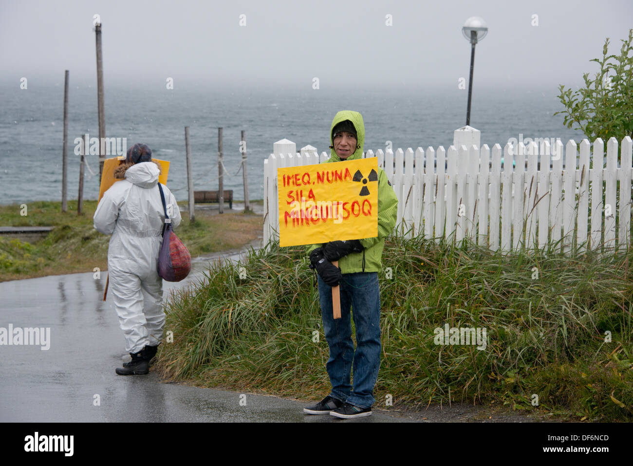 Greenland, capital city of Nuuk (Danish - Godthab). Greenlandic Stock ...