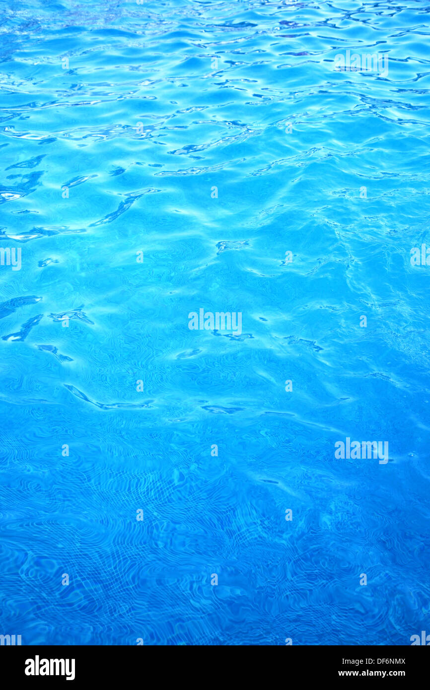 blue clear water in the swimming pool Stock Photo - Alamy