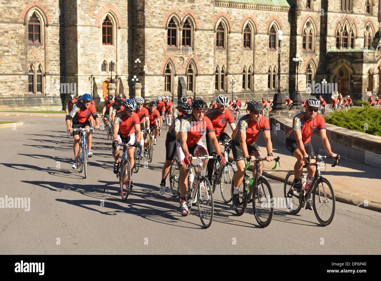 Ottawa, Canada. 28 Sept 2013. Canadian Peace officers arrive at their ...