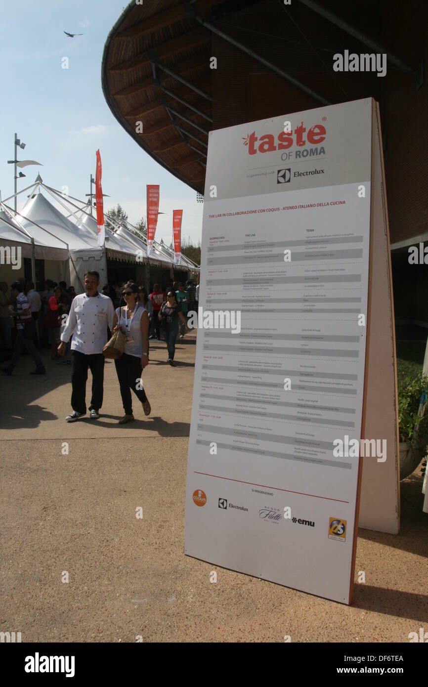 Rome, Italy. 28th Sept, 2013. Taste of Rome culinary event at the ...