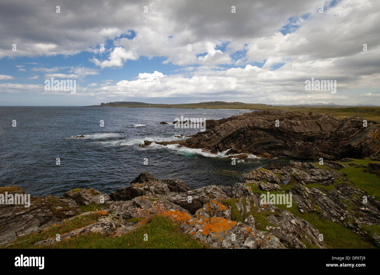 Rocks at Saligo Bay, Islay Stock Photo - Alamy