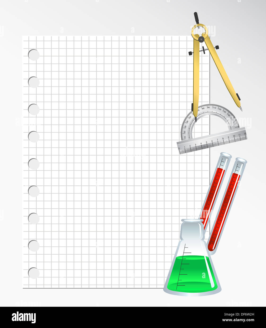 Science test tube drawing hi-res stock photography and images - Alamy