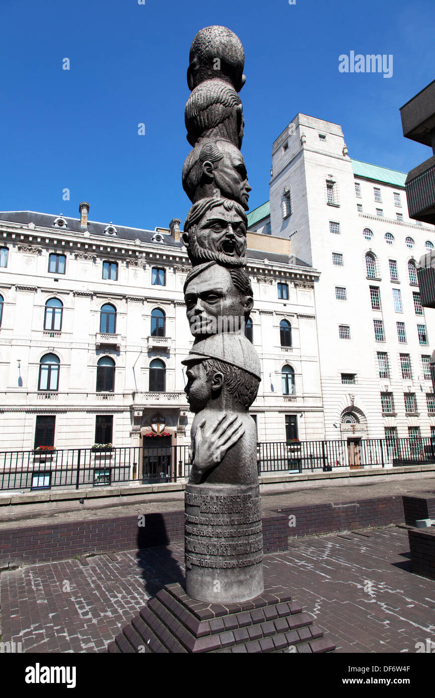 Seven Ages of Man by Richard Kindersley outside Baynard House, Queen ...