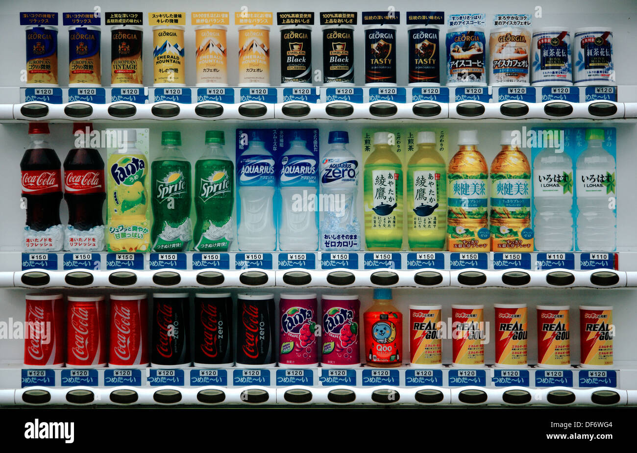 Vending with soft drinks hi-res stock photography and images - Alamy
