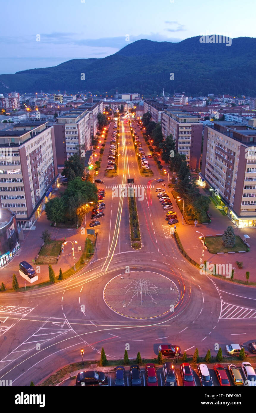 Aerial view street intersection new hi-res stock photography and images ...