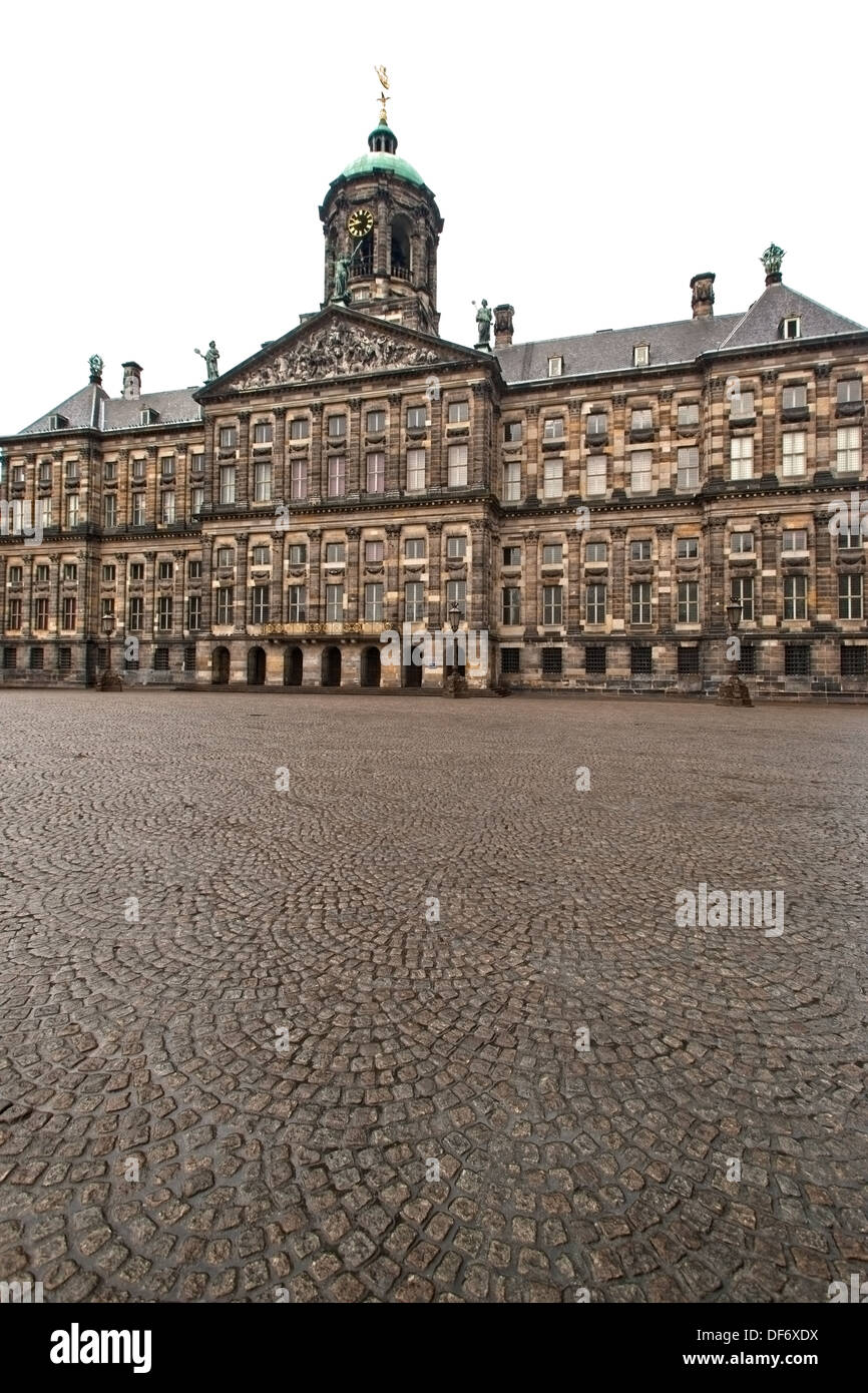 The Royal Palace Dam Square in Amsterdam Stock Photo - Alamy