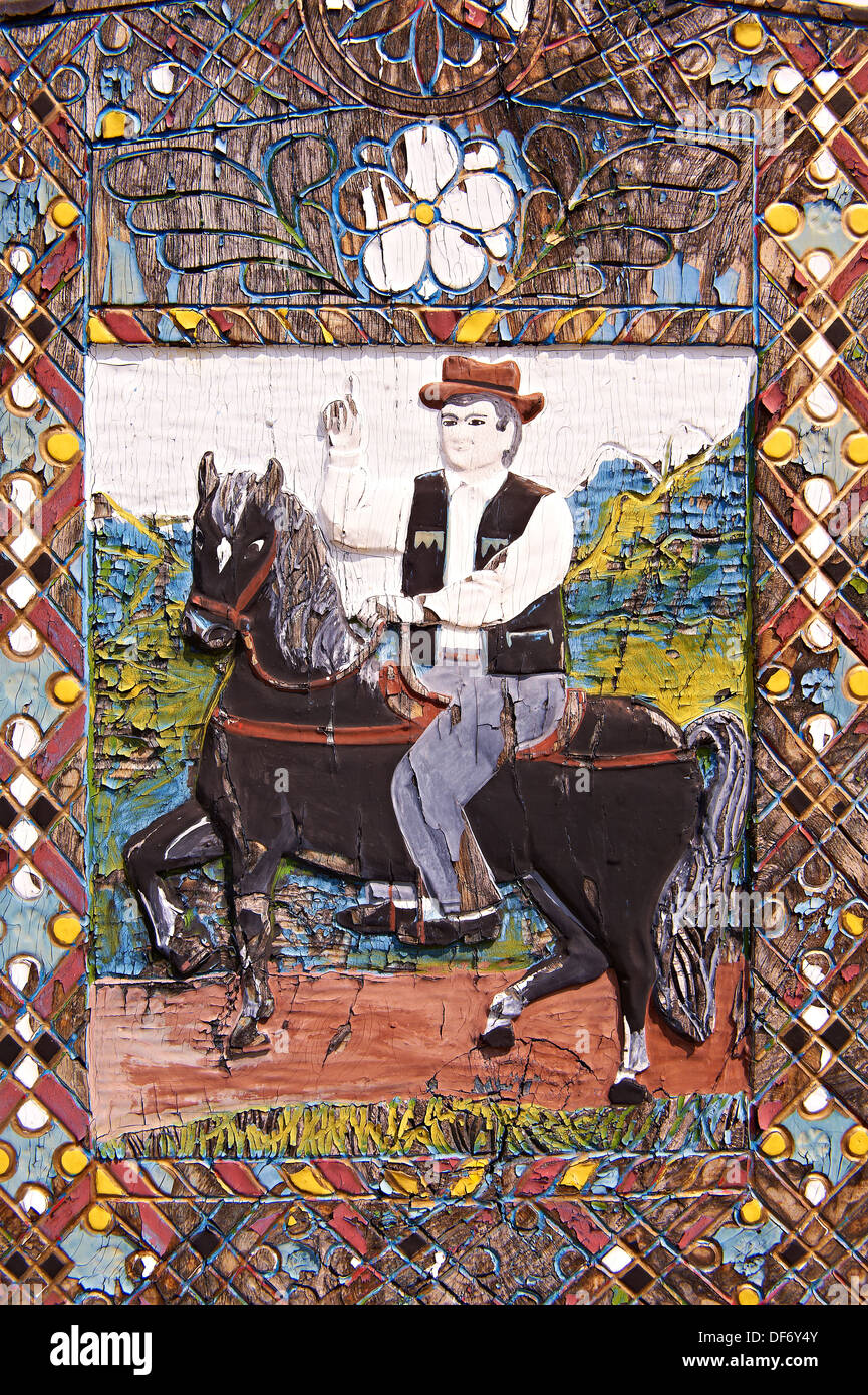 The Merry Cemetery ( Cimitirul Vesel ), Sapanta, Maramures, Northern ...