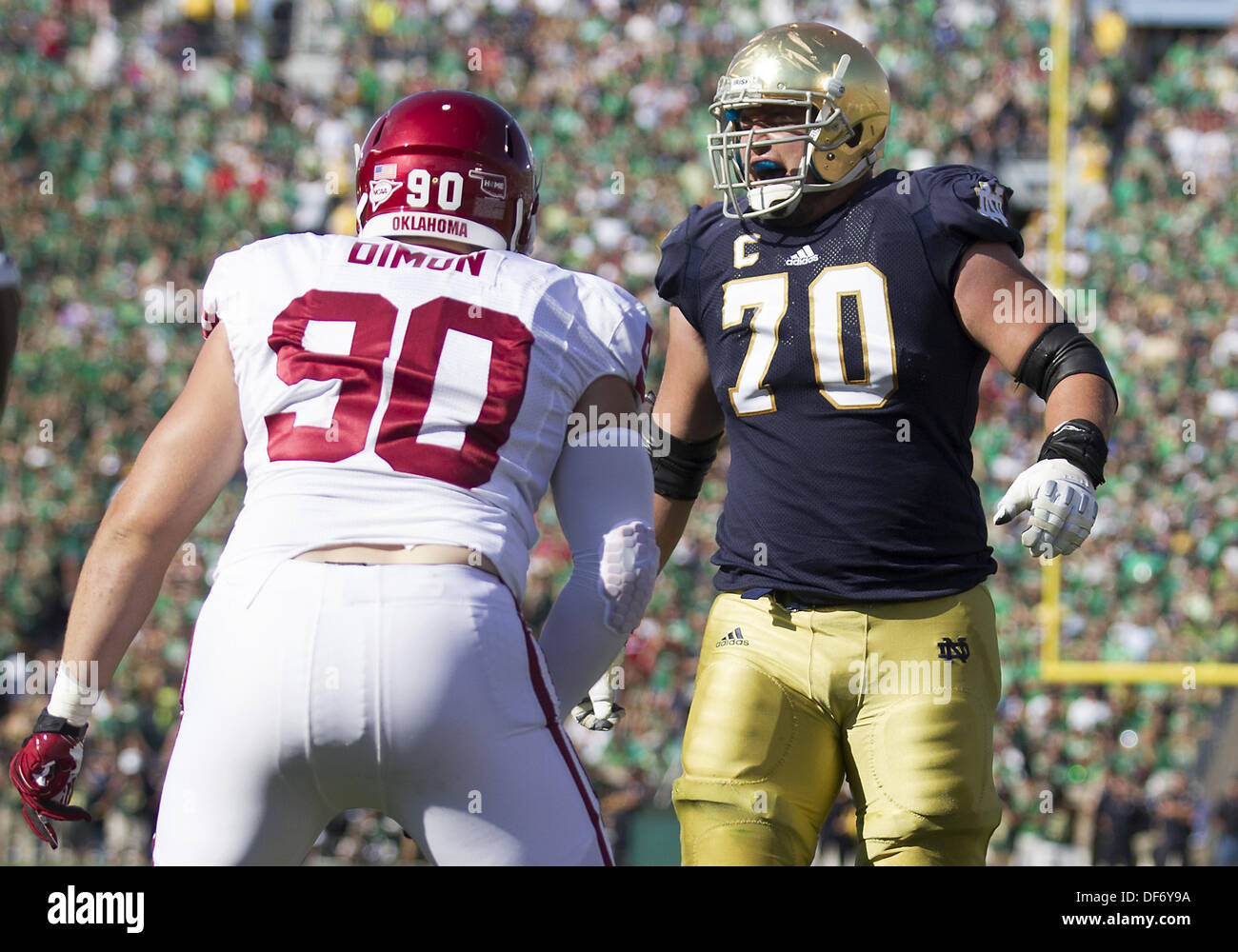 South Bend, Indiana, USA. 28th Sep, 2013. September 28, 2013: Notre ...