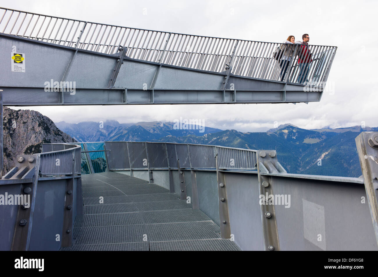 Zugspitze tourist platform hi-res stock photography and images - Alamy