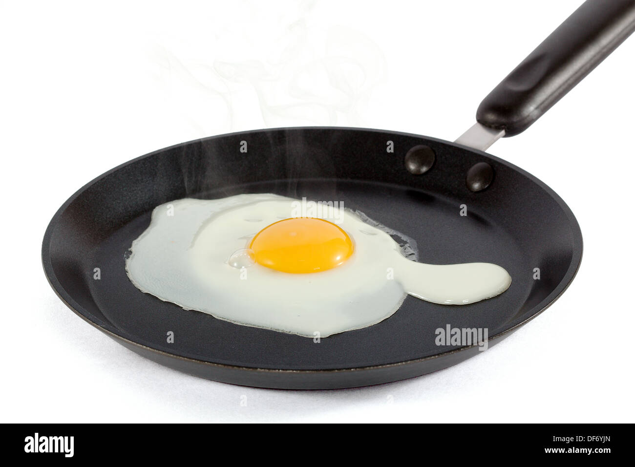 Scrambled eggs, isolated on white background, with clipping path Stock ...