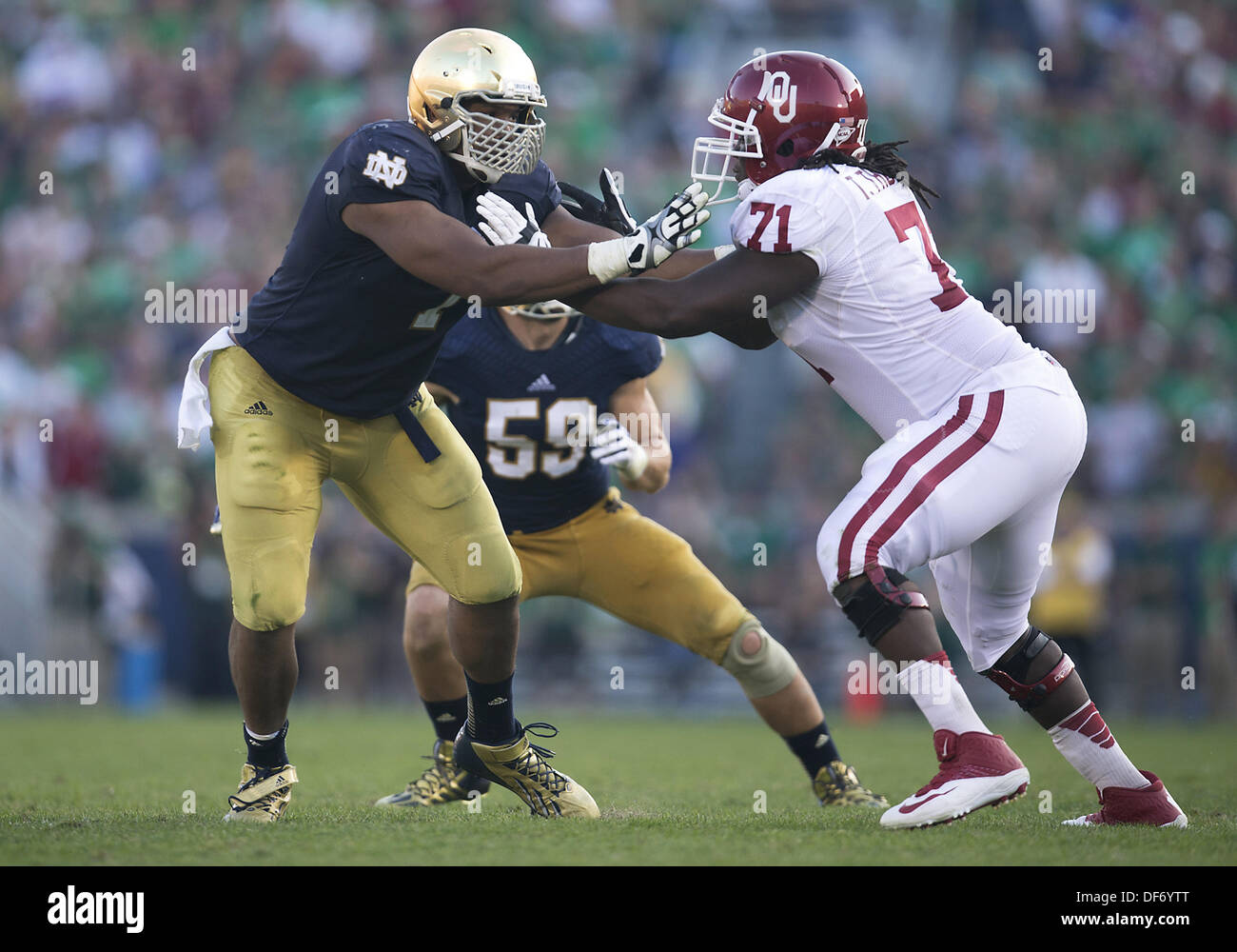 South Bend, Indiana, USA. 28th Sep, 2013. September 28, 2013: Notre ...