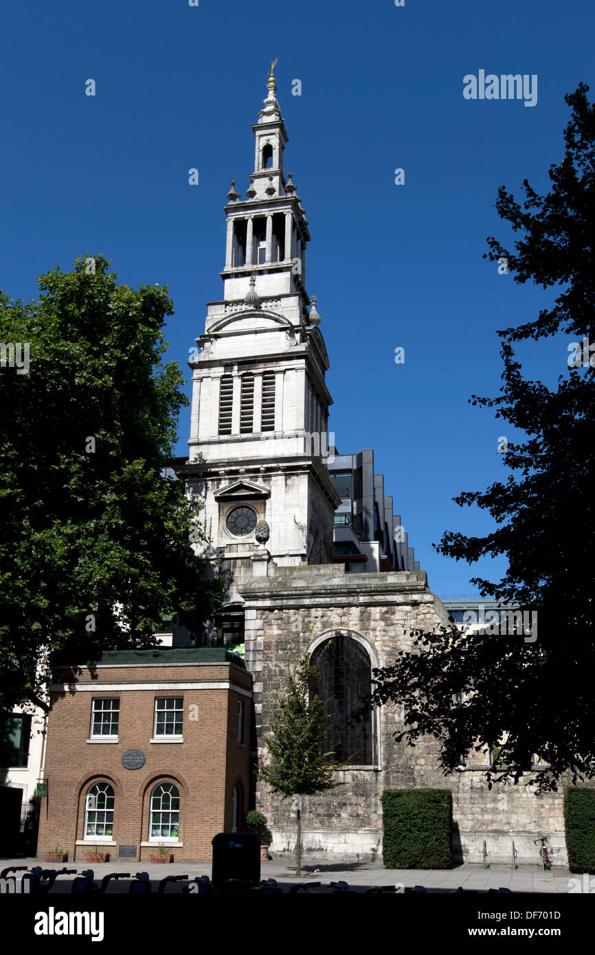 Christ Church Greyfriars, Newgate Street, London, England, UK Stock ...