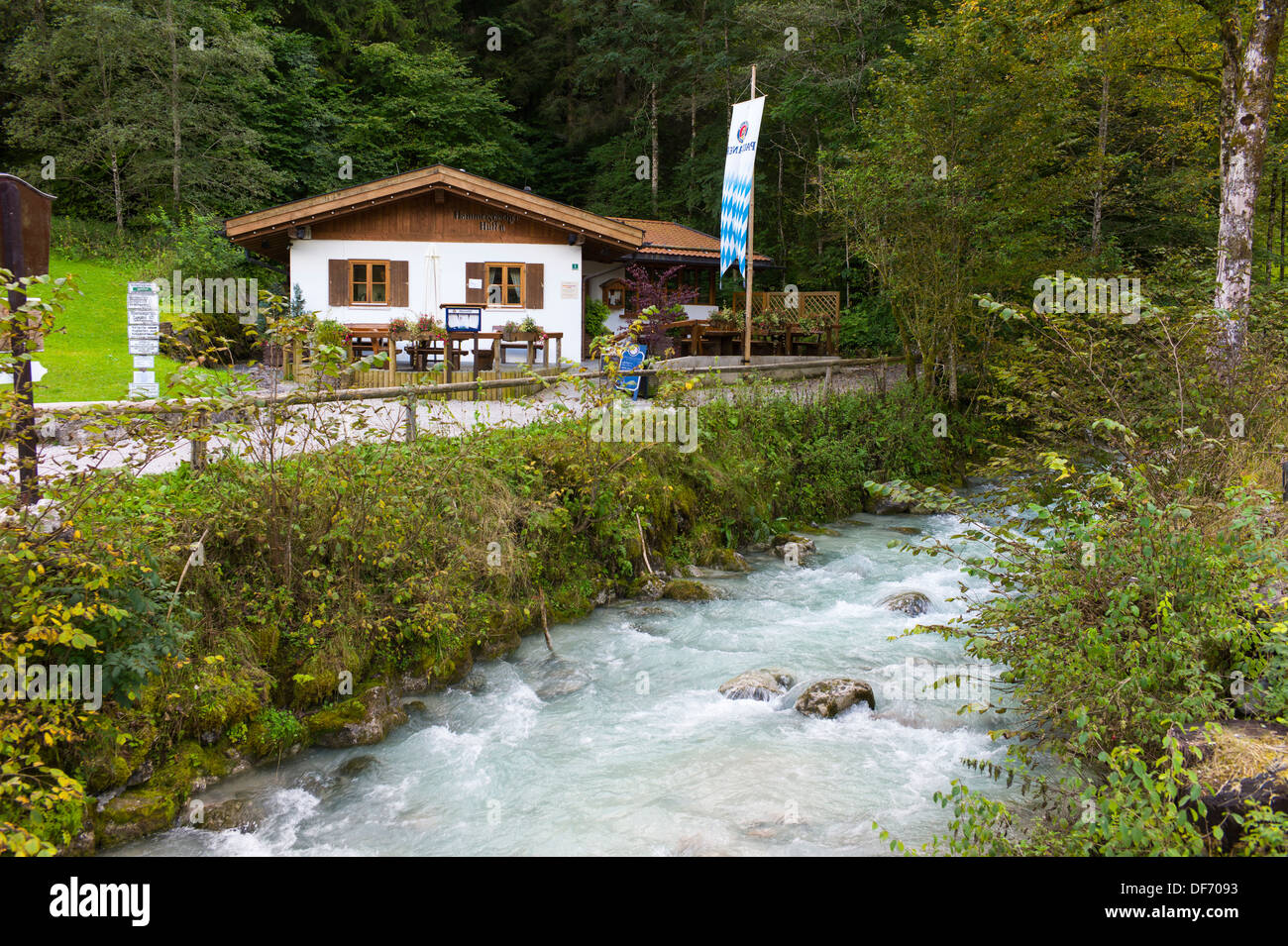 Hammersbacher Hütt'n restaurant Höllental Hammersbach Bavaria Germany ...
