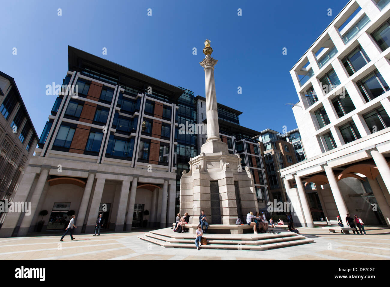 Paternoster Square Column, Paternoster Square, London, England, UK ...