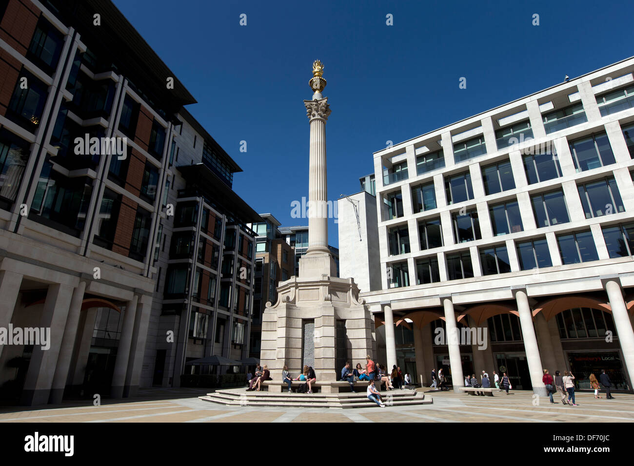 London stock exchange colonnade paternoster hi-res stock photography ...