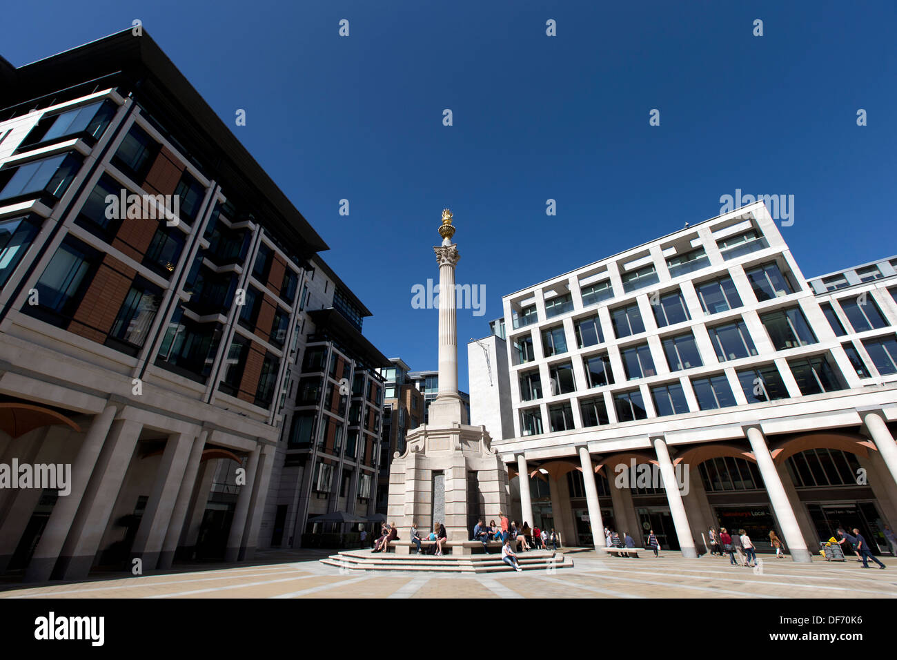 Paternoster Square Column, Paternoster Square, London, England, UK ...