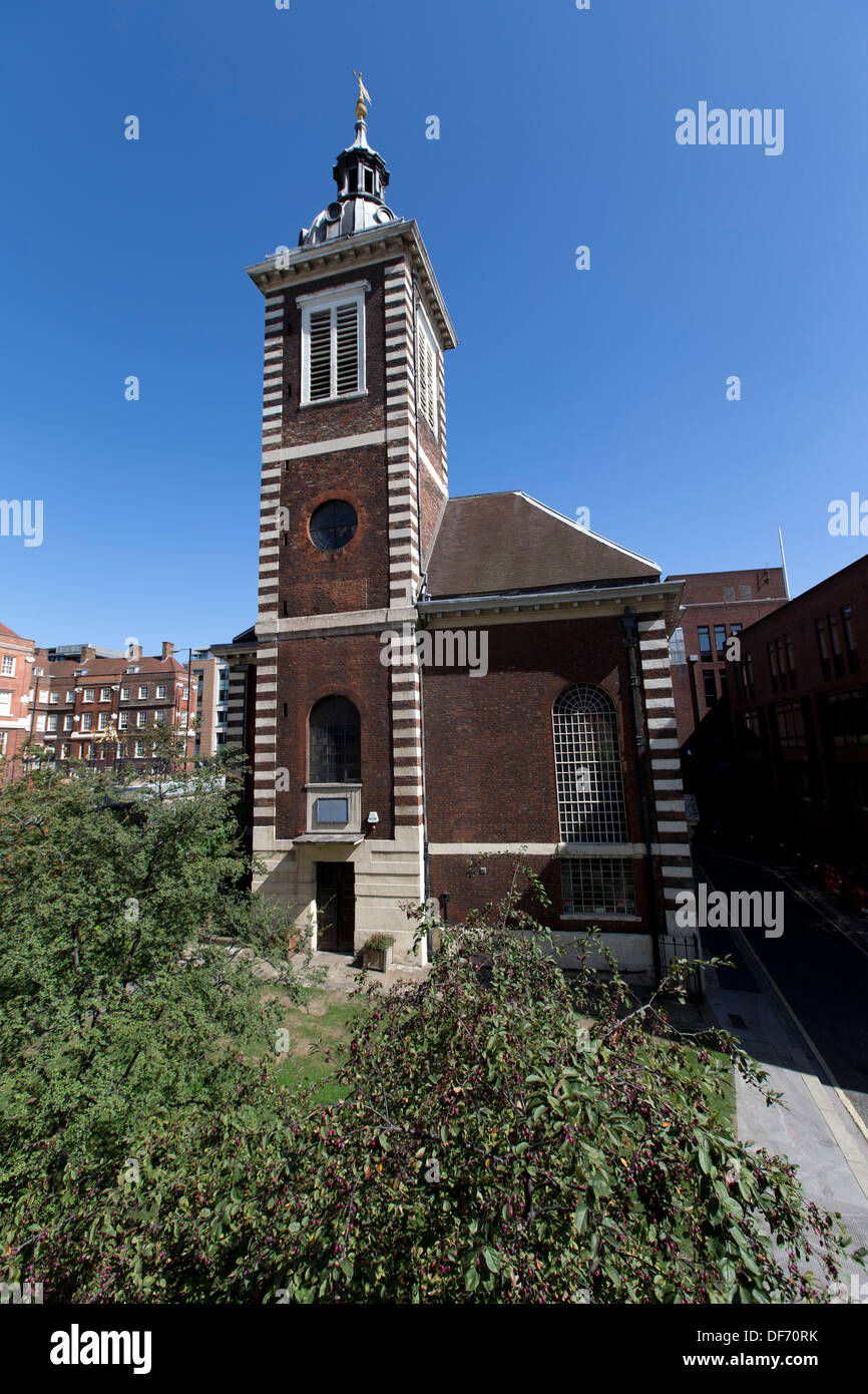 The Church of St Benet Paul's Wharf a Christopher Wren building, London ...