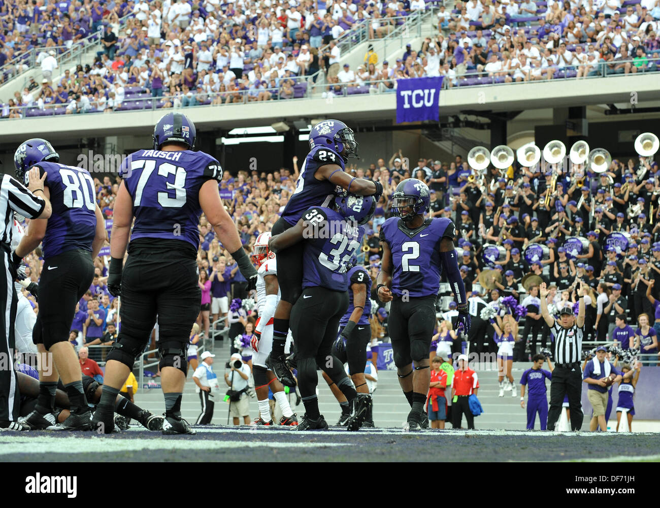 Fort Worth, TX, USA. 28th Sep, 2013. September 28, 2013: TCU Horned ...