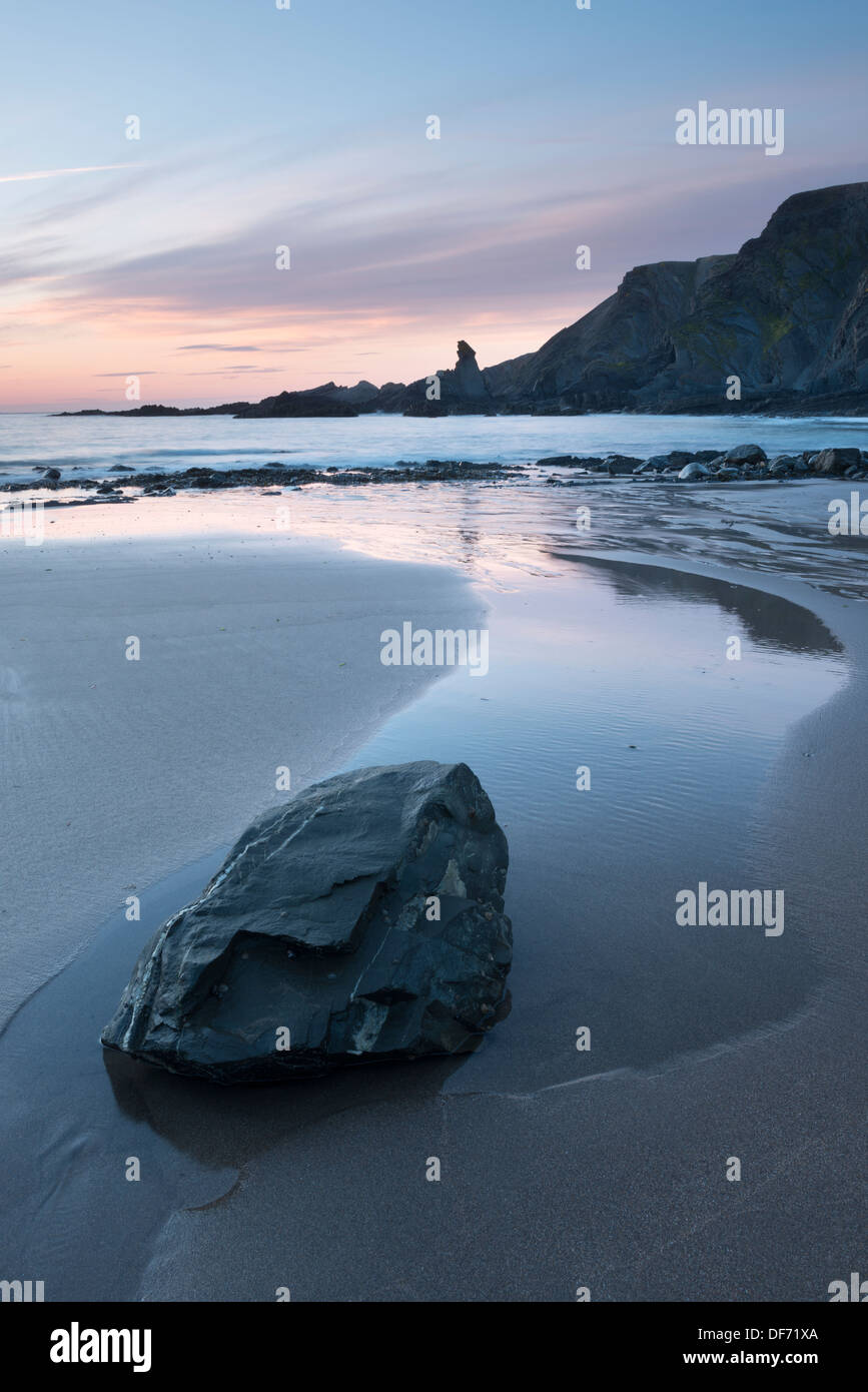 North devon coast sunset hi-res stock photography and images - Alamy