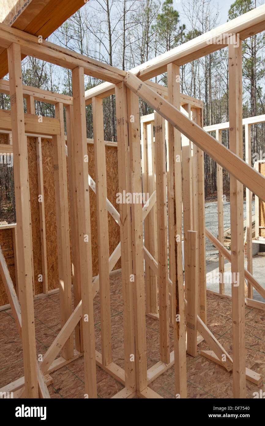 New home construction Stock Photo - Alamy