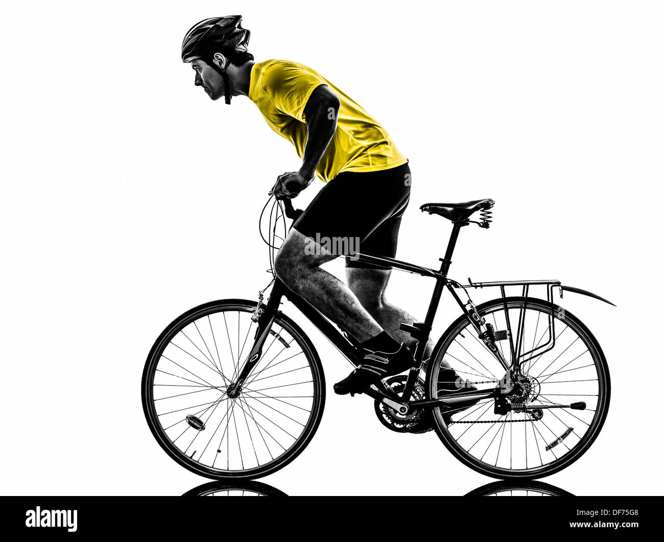 Back view biker hi-res stock photography and images - Alamy
