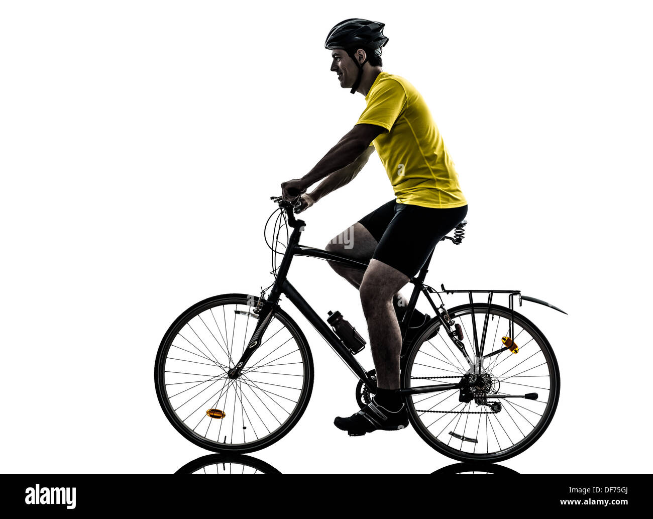 Back view biker hi-res stock photography and images - Alamy