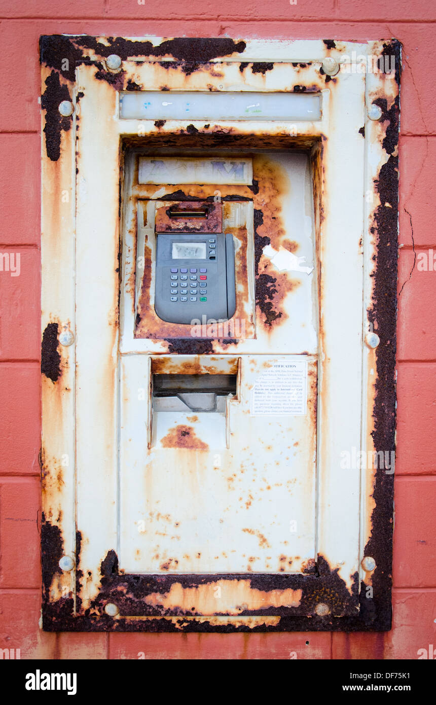 Old atm hi-res stock photography and images - Alamy