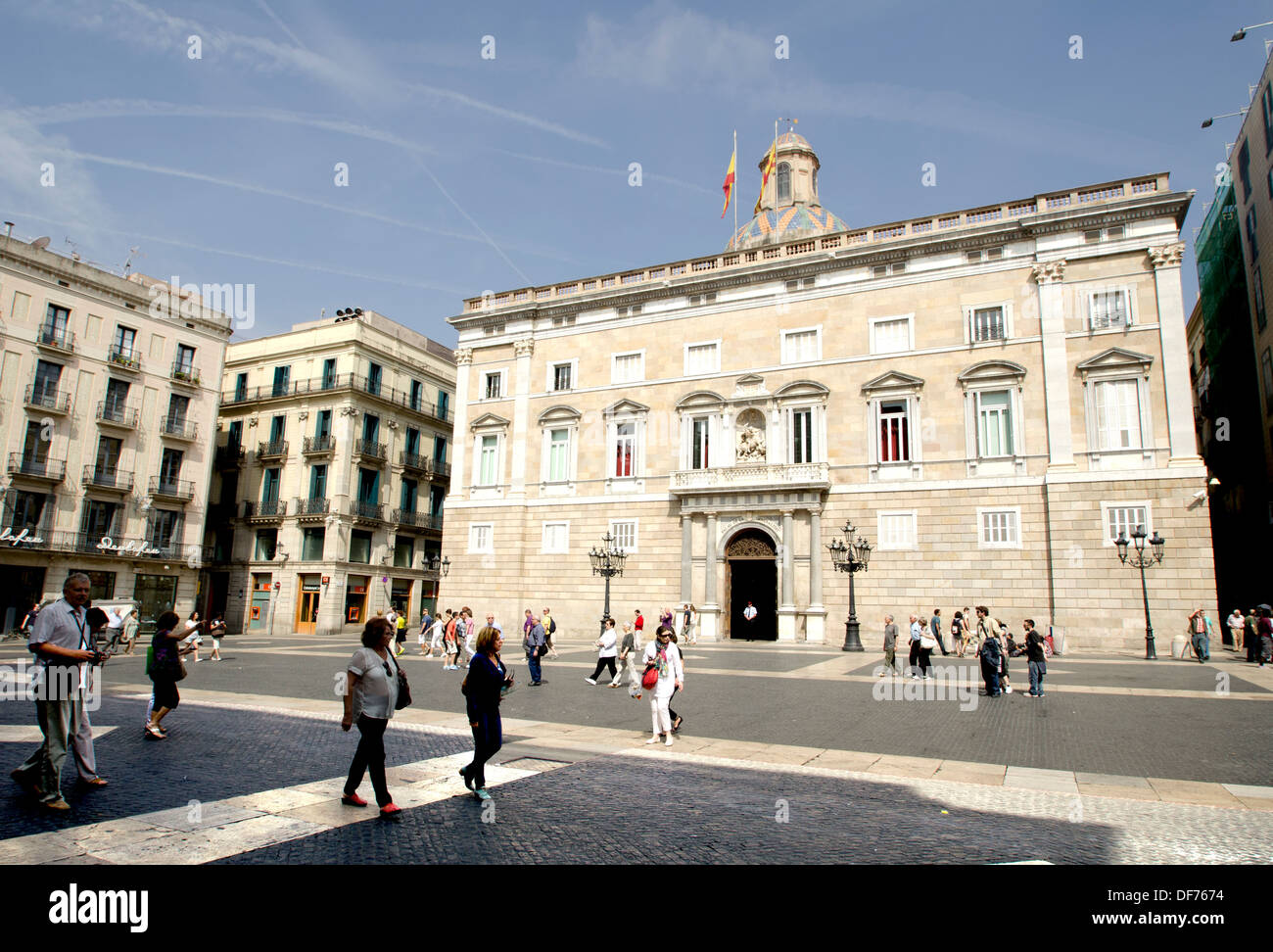Europe, Spain, Barcelona, Courthouse Stock Photo - Alamy