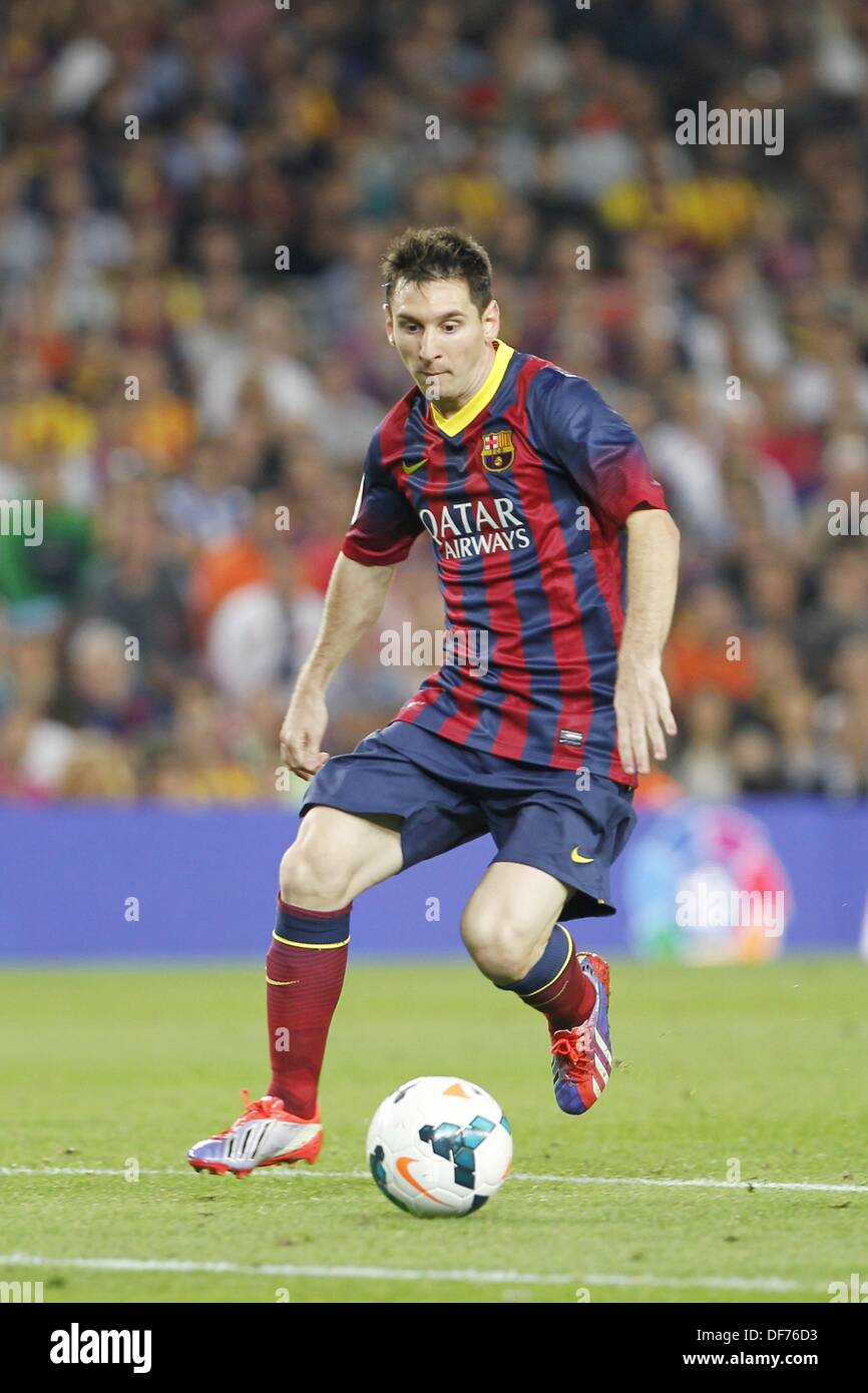Lionel Messi (Barcelona), SEPTEMBER 24, 2013 - Football / Soccer ...