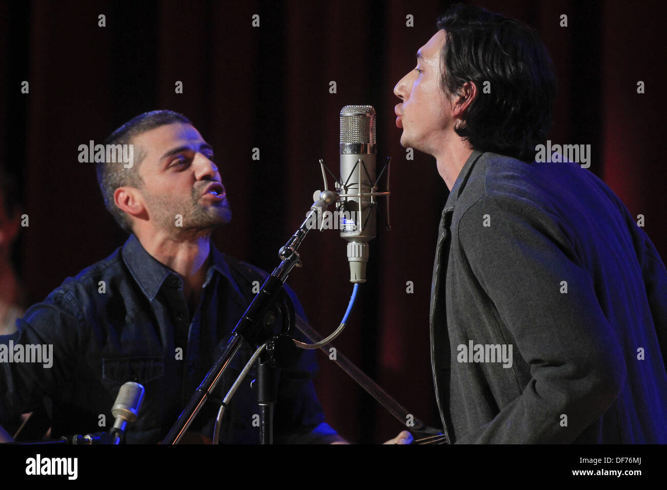 New York, New York, USA. 29th Sep, 2013. Oscar Isaac and Adam Driver ...