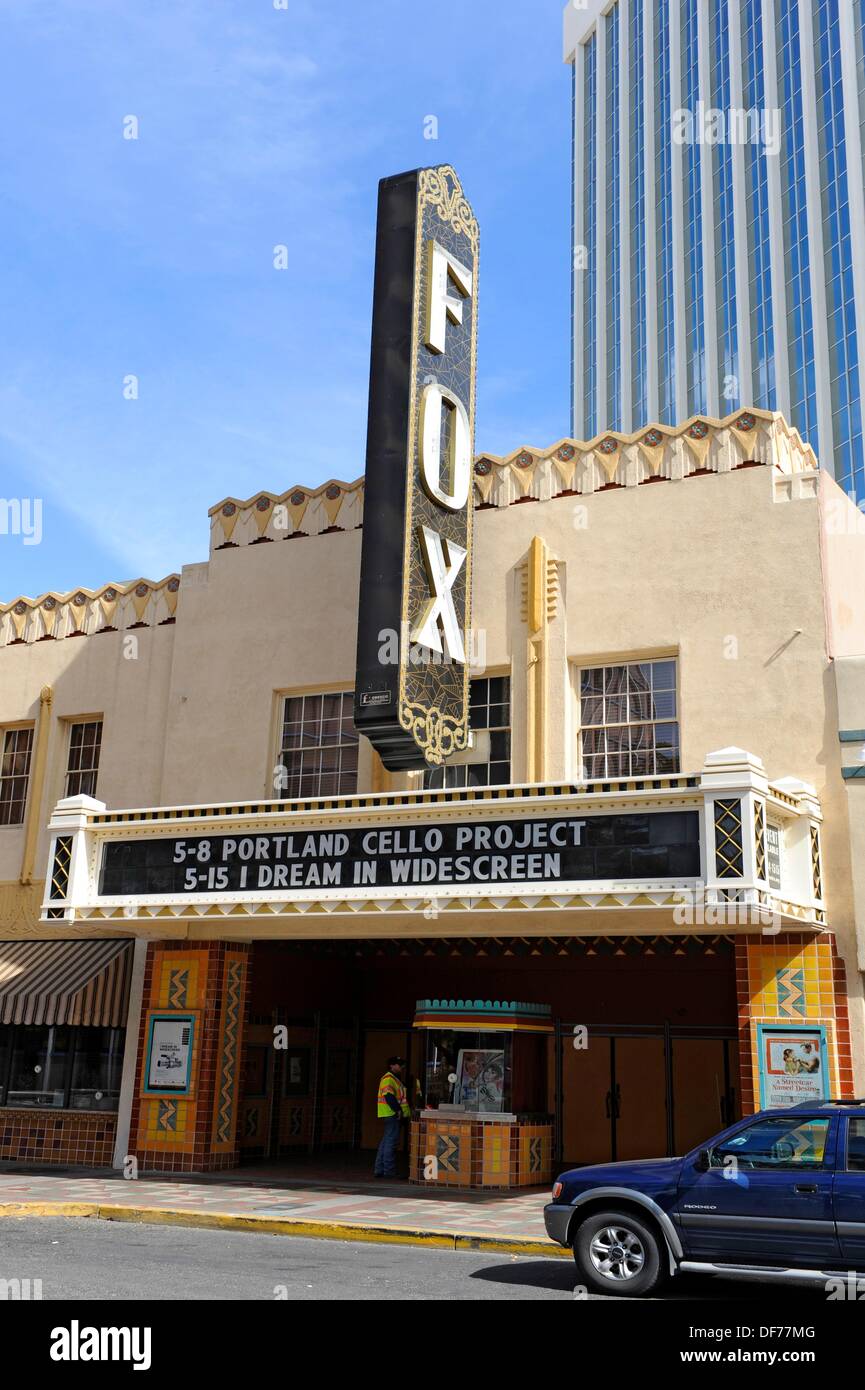 Fox theatre sign hi-res stock photography and images - Alamy