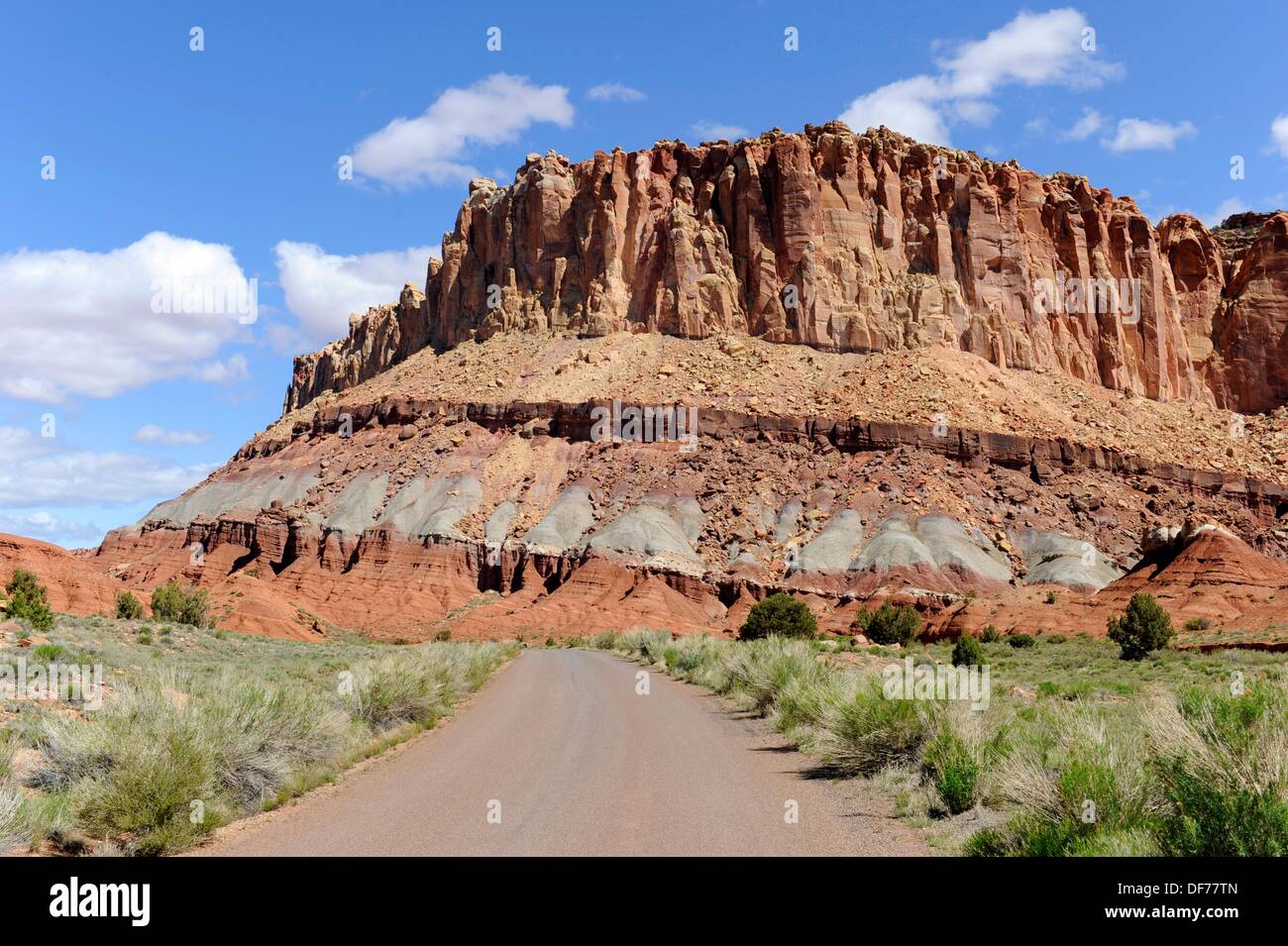 The Castle Capitol Reef National Park Utah Stock Photo - Alamy