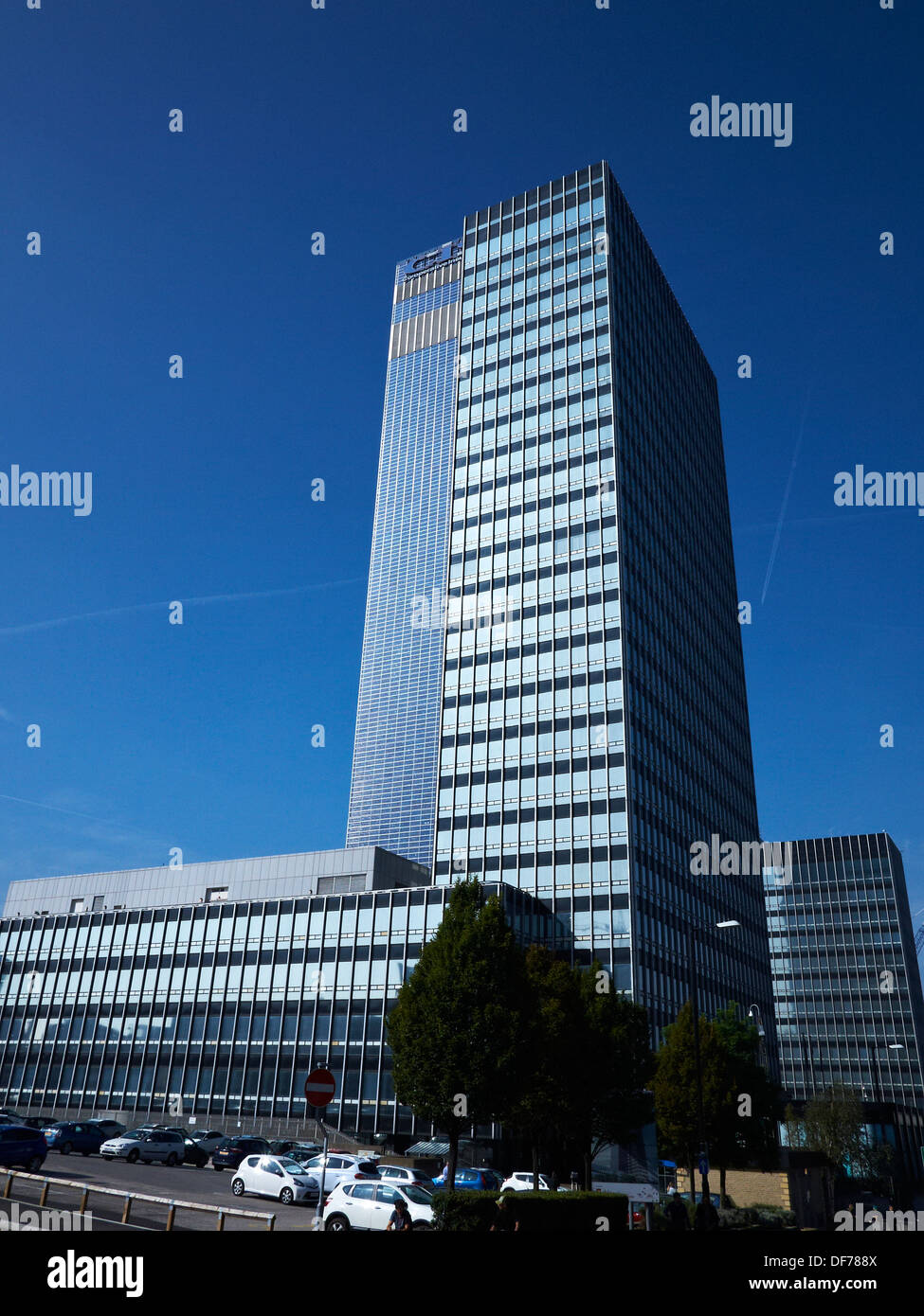 CIS building Manchester UK Stock Photo - Alamy