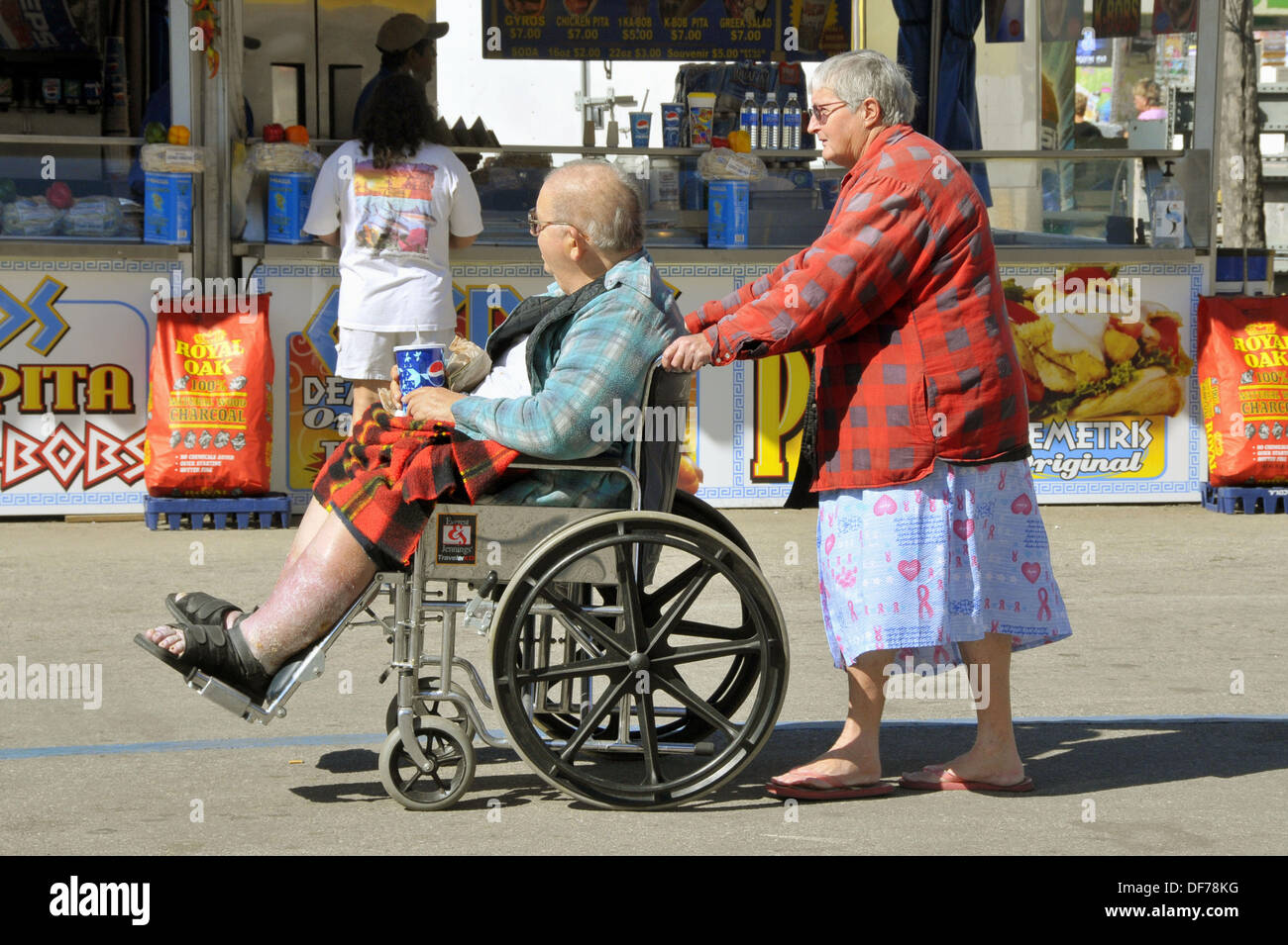 Fat wheelchair hi-res stock photography and images - Alamy