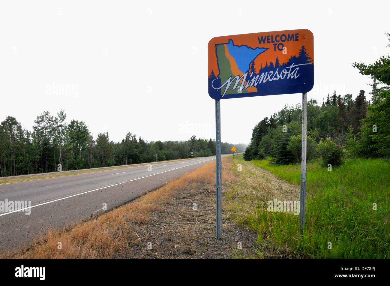 Welcome minnesota sign usa hi-res stock photography and images - Alamy