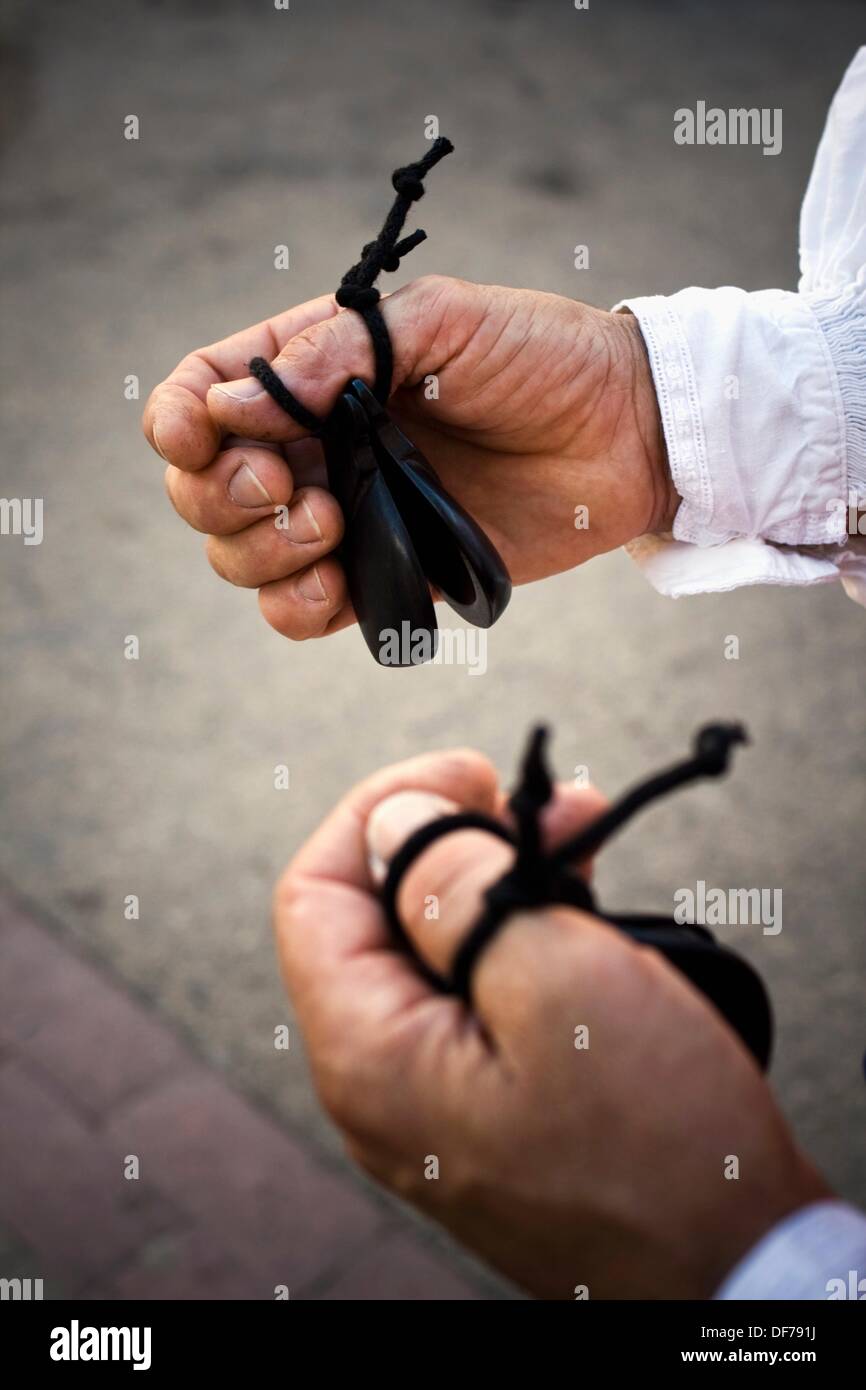 Castanets hand hi-res stock photography and images - Alamy