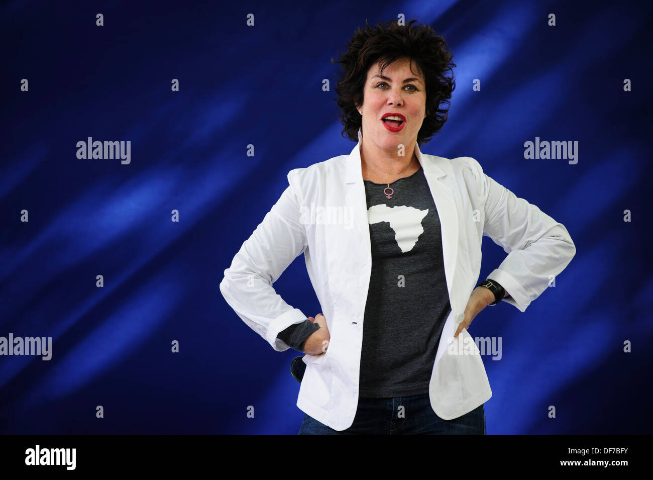 Ruby Wax, American comedian and Writer, attending the Edinburgh ...