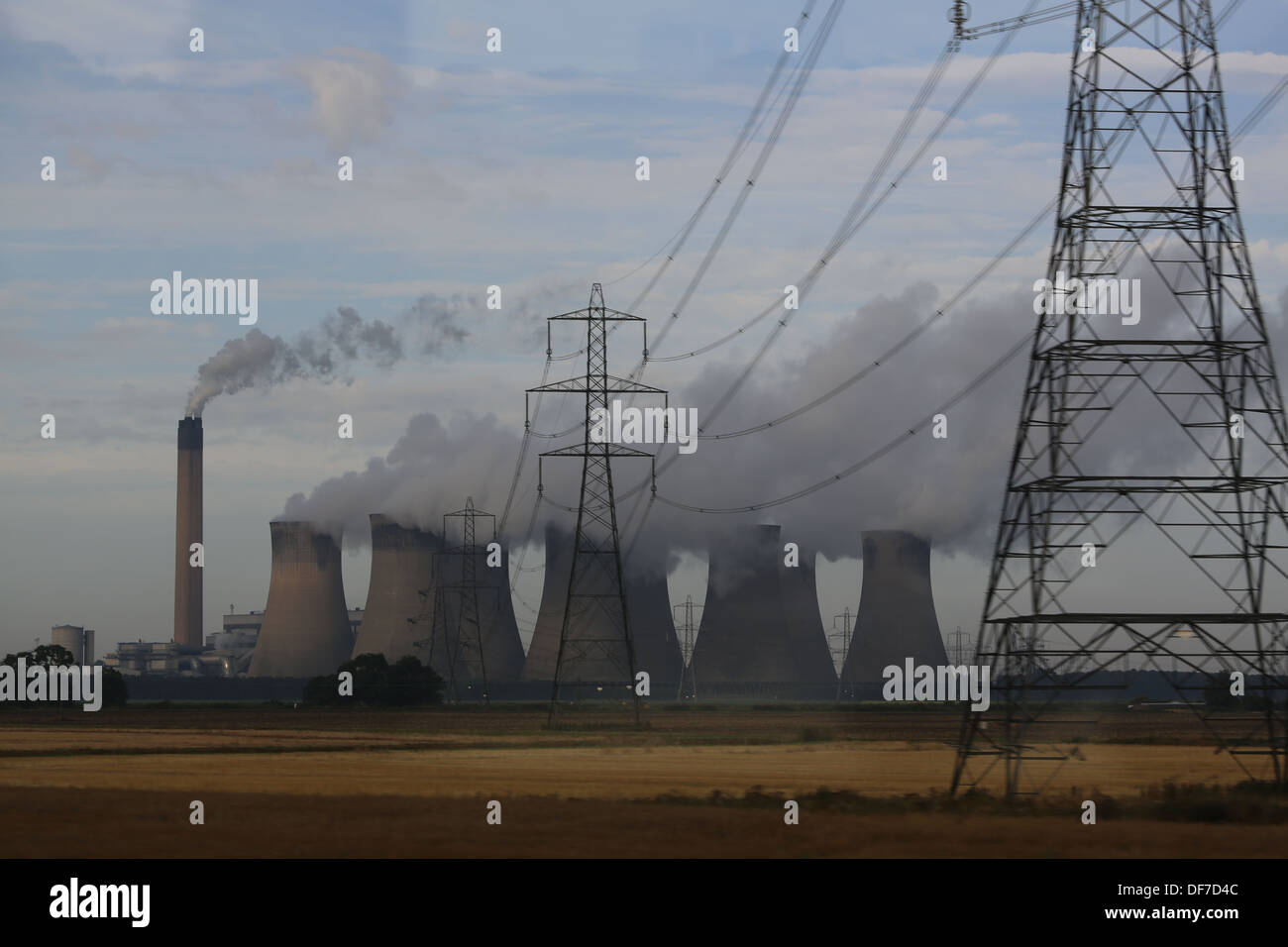 An industrial plant of some kind emitting fumes into the English ...