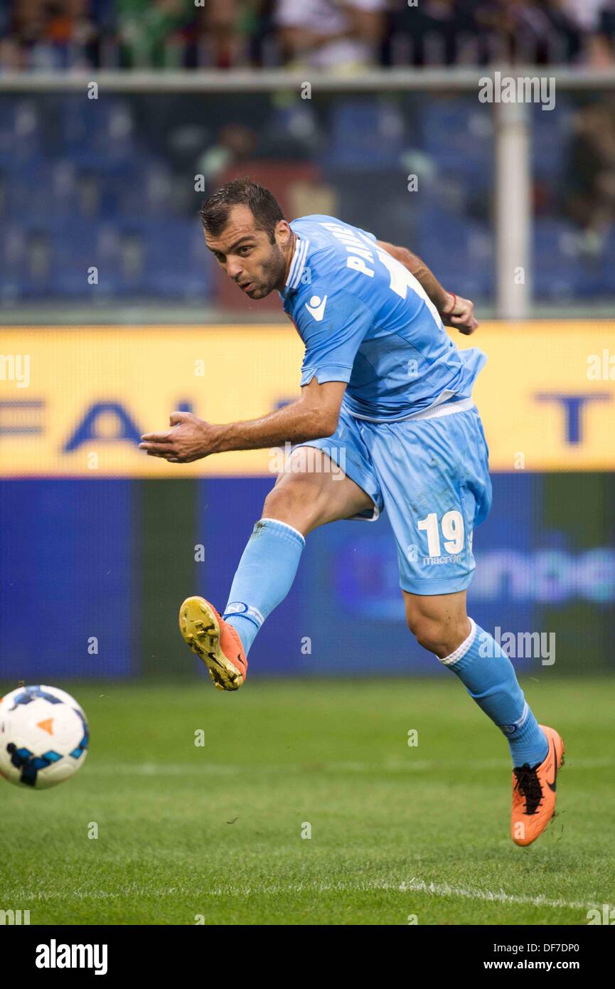 Genova, Italy. 28th Sep, 2013. Goran Pandev (Napoli) Football / Soccer ...
