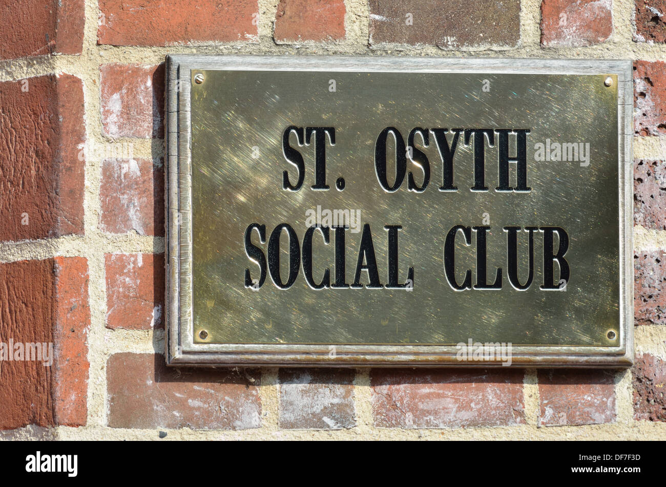 Brass plaque sign hi-res stock photography and images - Alamy