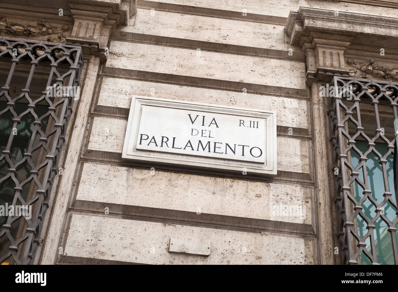 Rome sign hi-res stock photography and images - Alamy