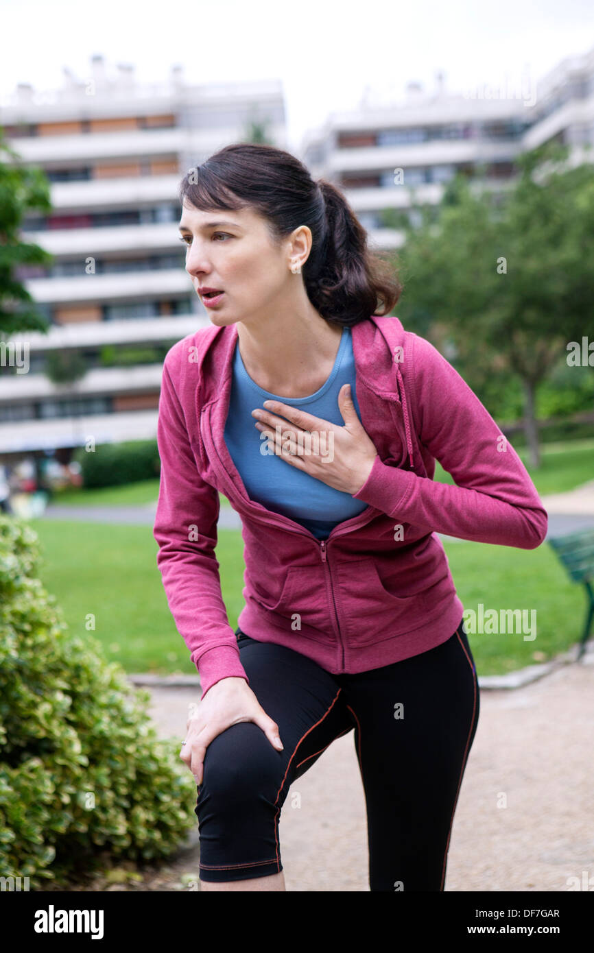Breathlessness hi-res stock photography and images - Alamy
