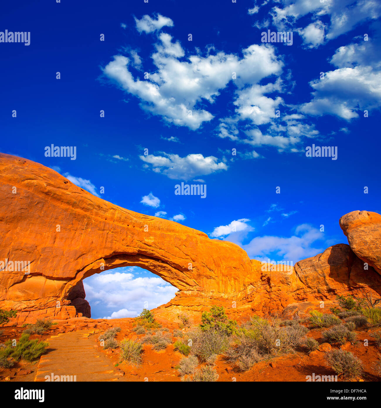 Arches national park north window hi-res stock photography and images ...